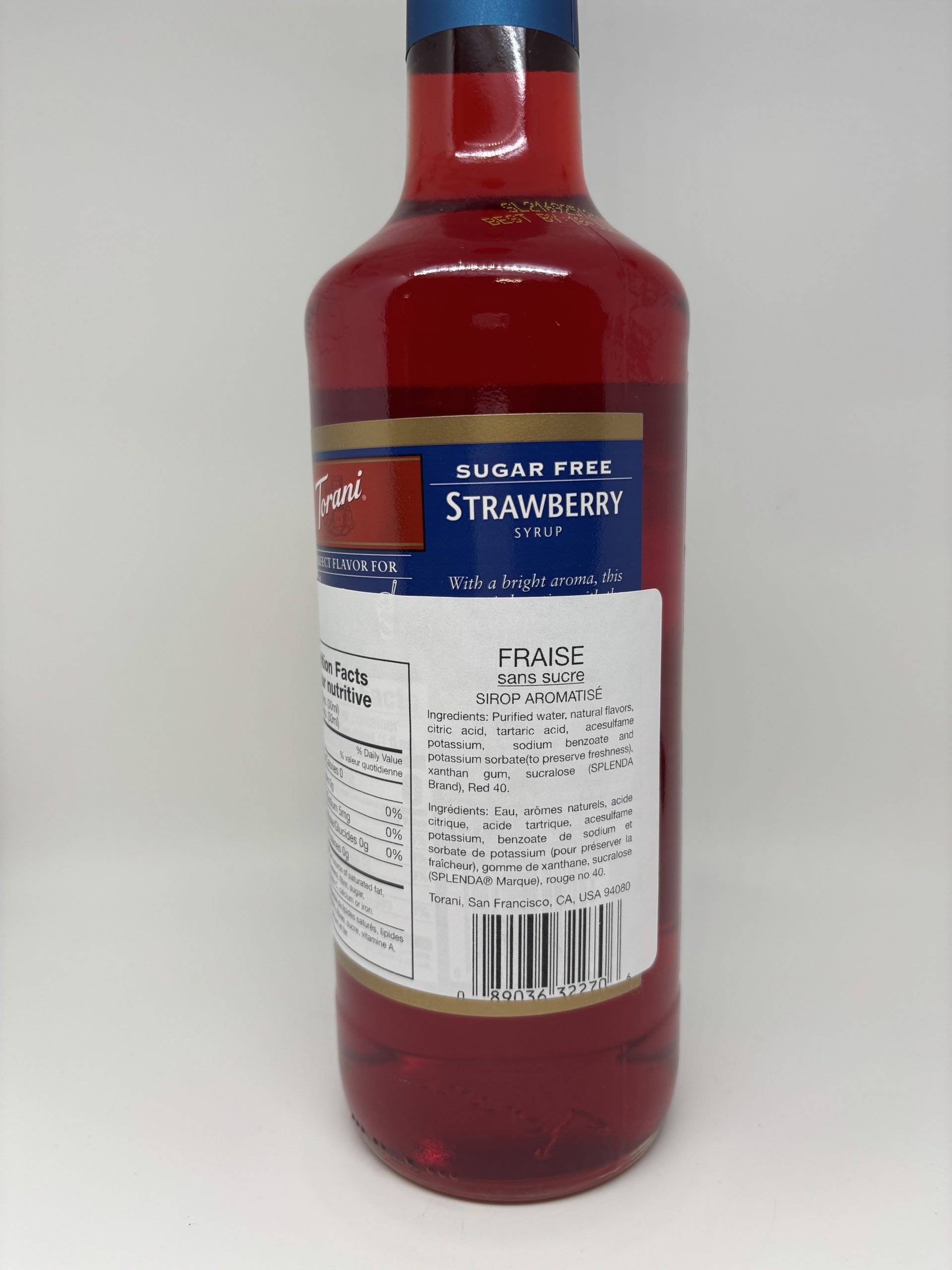 Sugar Free Strawberry – Flavouring Syrup | McQuarries Tea & Coffee ...